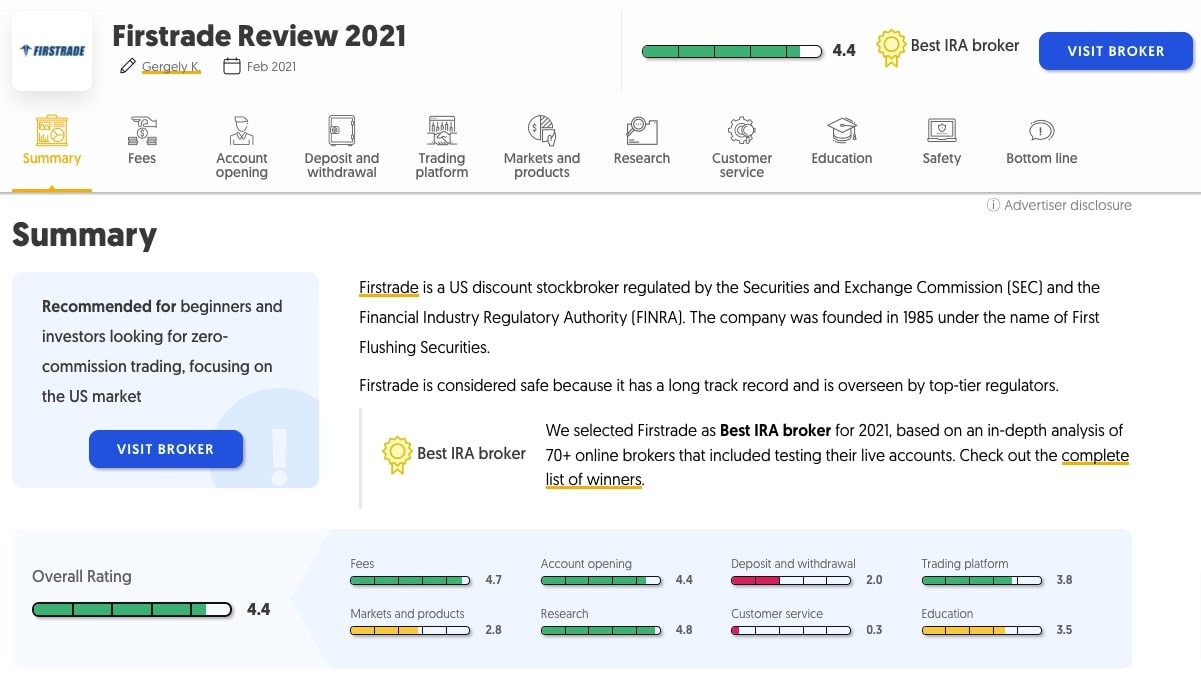 【日本人でも口座開設可能】Firstradeの評判って実際どうなの？ | 旅リーマンどっとこむ